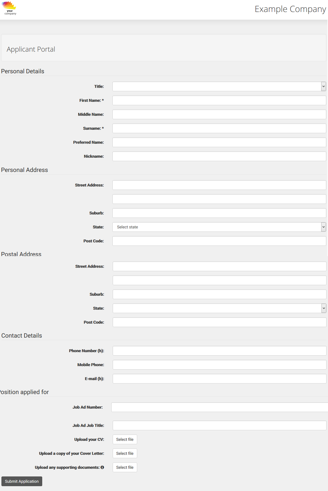 Applicant Portal - Overview – enableHR