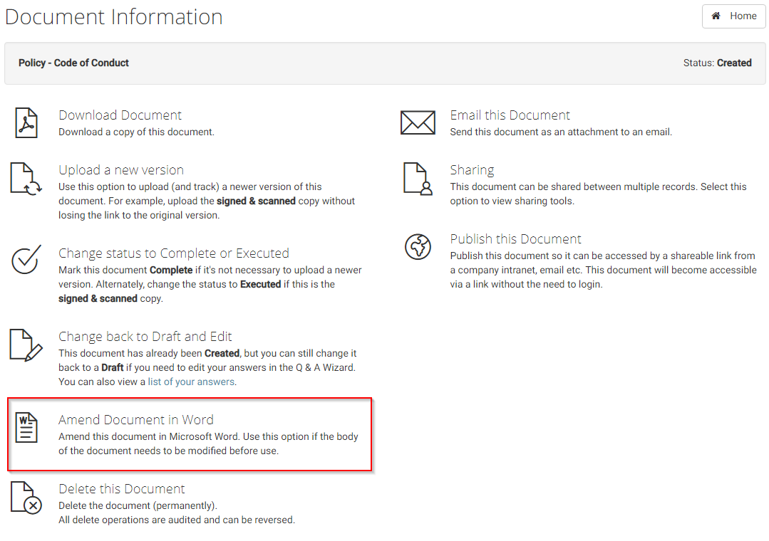 How To Amend A Document EnableHR